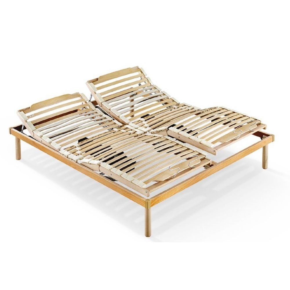 Rete matrimoniale elettrica in legno Master | Leroy Merlin