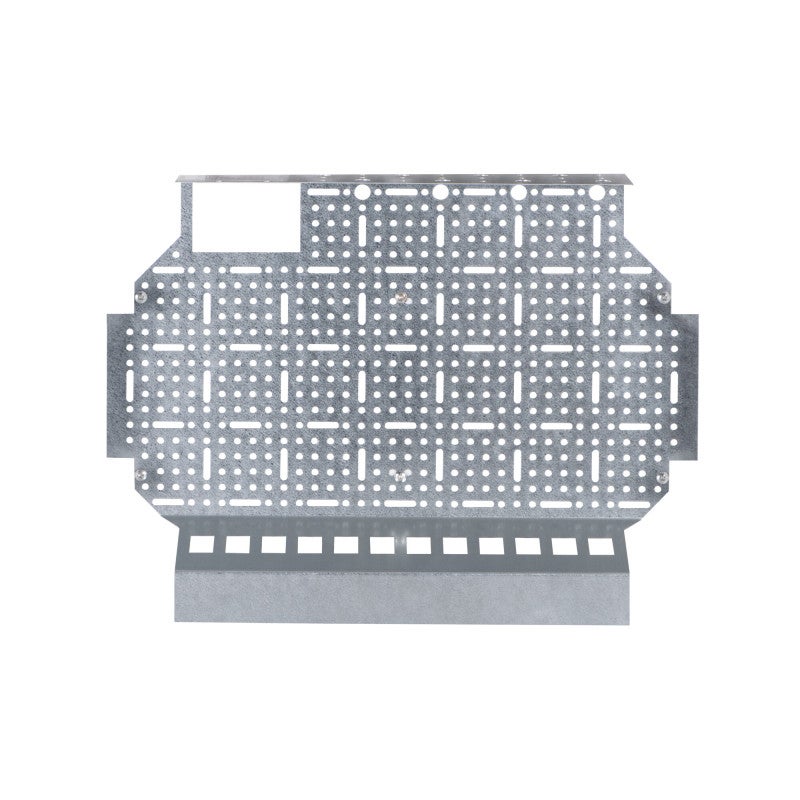 Plaque de fixation perforée - multimédia - acier - 381x60mm - robuste ...
