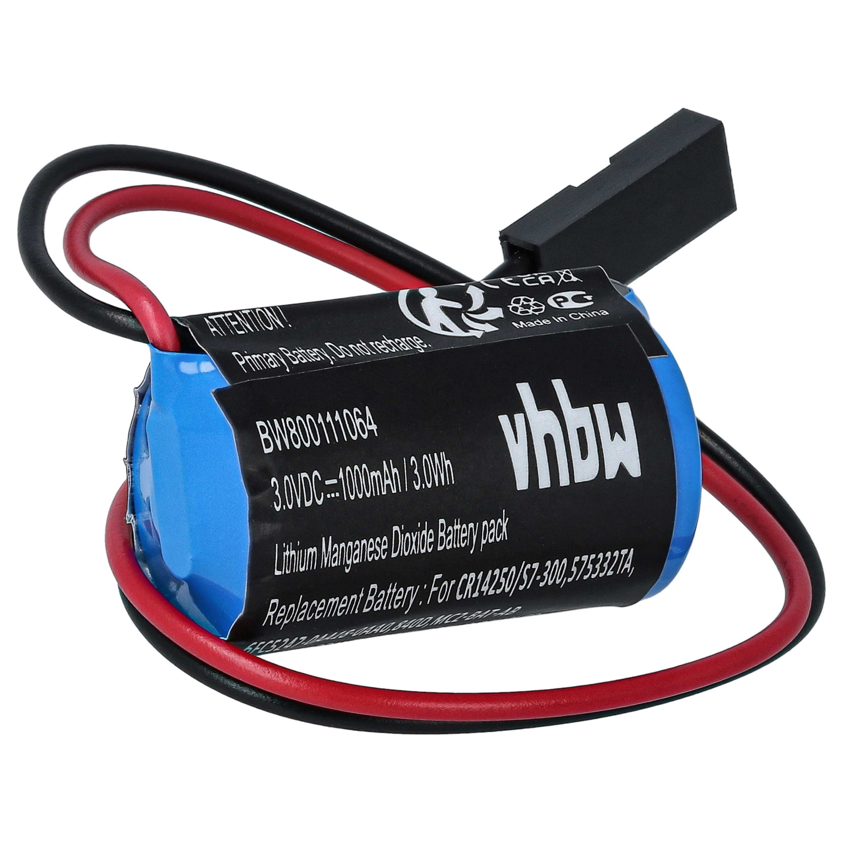 Vhbw Pile compatible avec Siemens Simatic S7-300, SL2361 CXFL, S7-400 ...