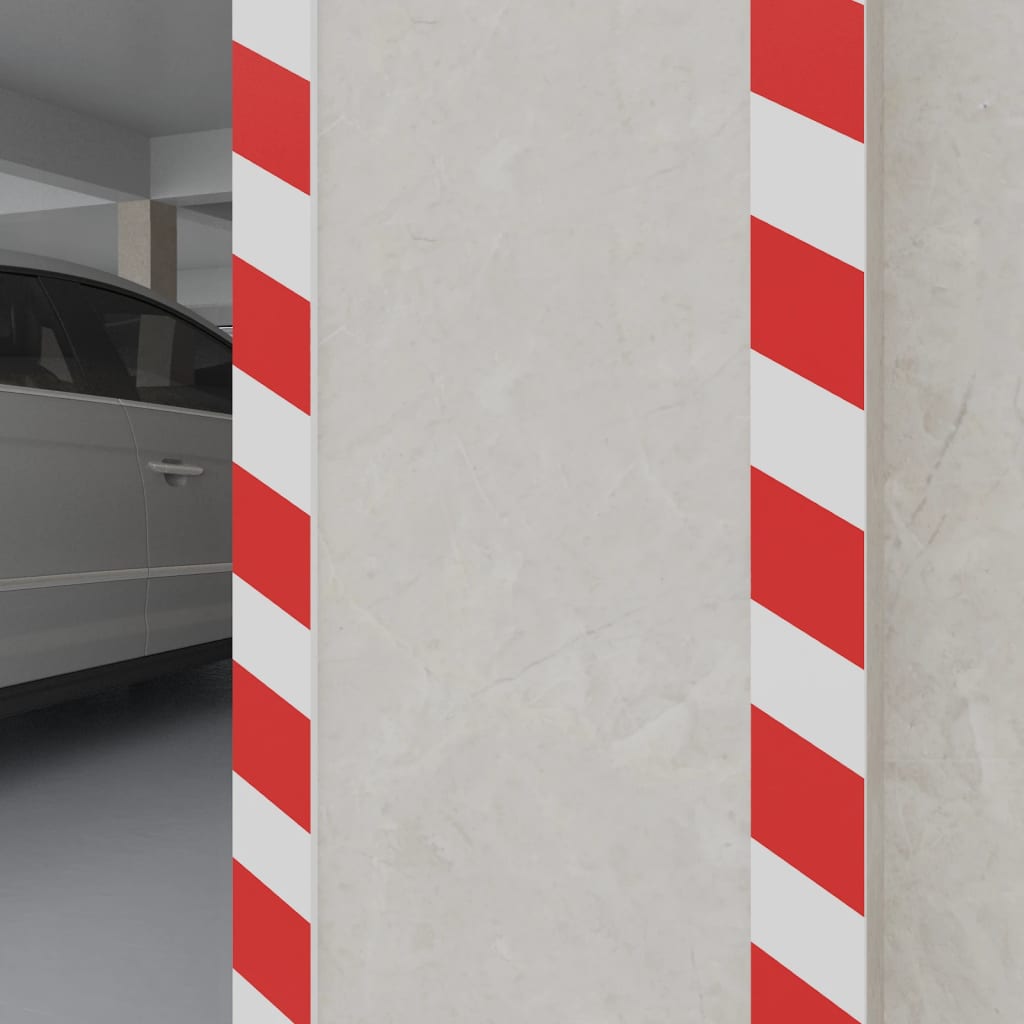 Protectores de Pared 6 uds Rojo y Blanco 50x20x2 cm Espuma EVA | Leroy ...