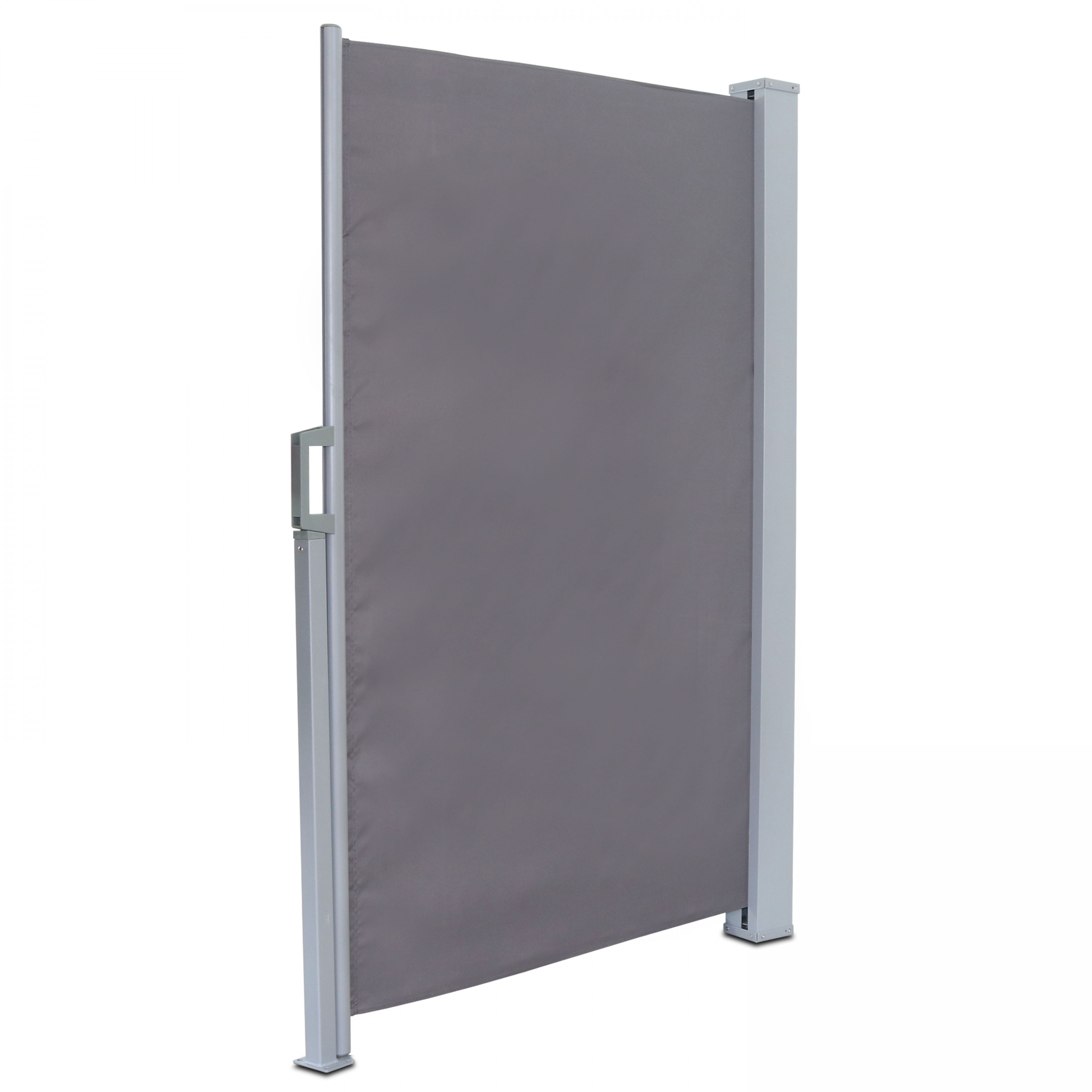 Paravent rétractable 1,60 x 3m gris | Leroy Merlin
