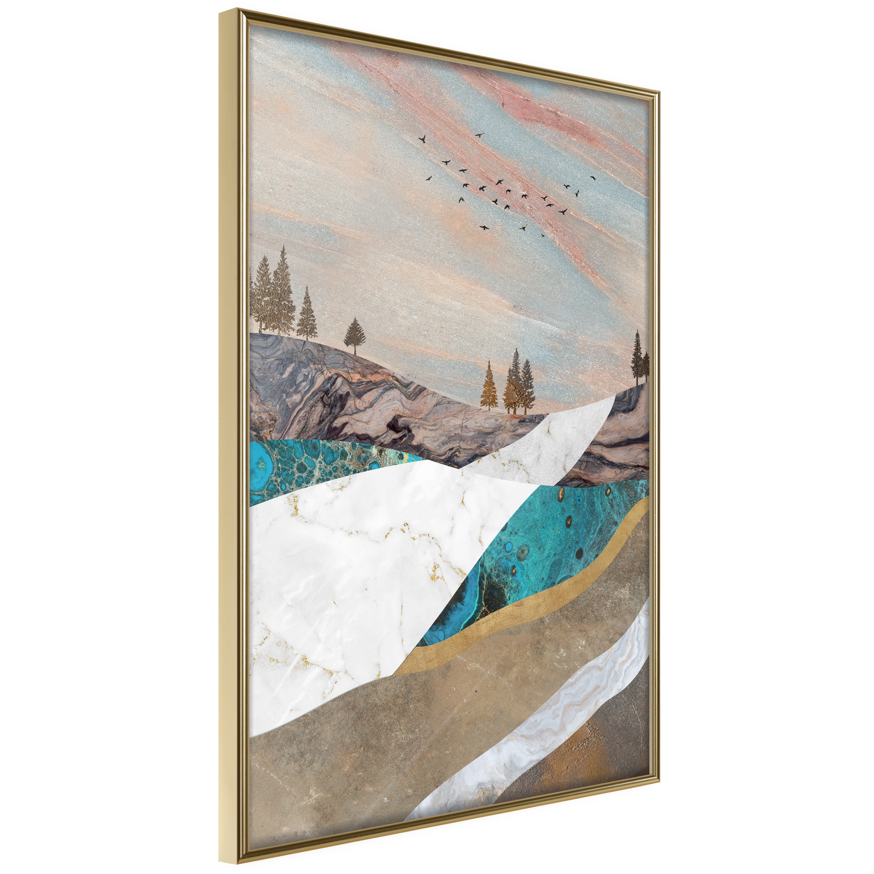 Poster et affiche - Painted Landscape - 40x60 | Leroy Merlin