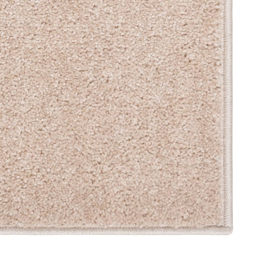 Tapis à poils ras beige foncé 160x230 cm | Leroy Merlin