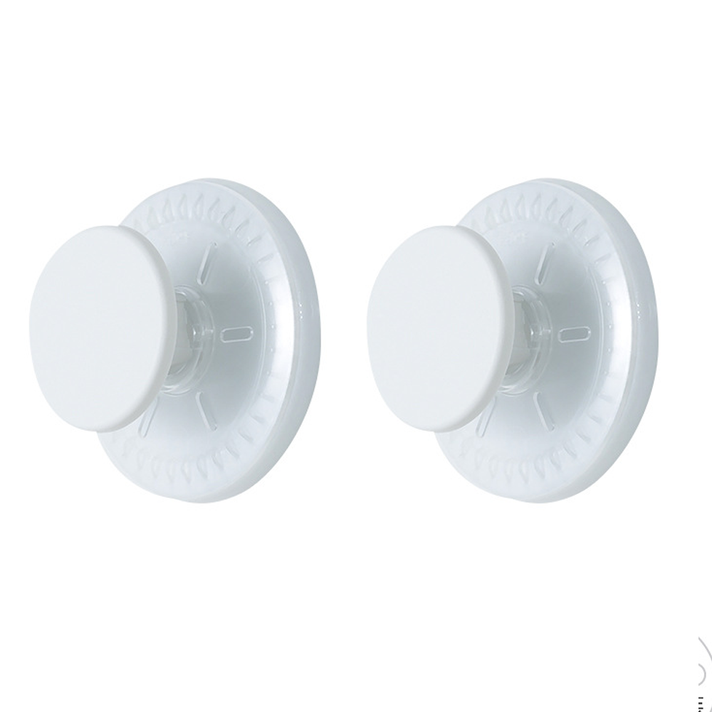 Deux crochets à ventouse pour salle de bain, détachables et ne laissant ...