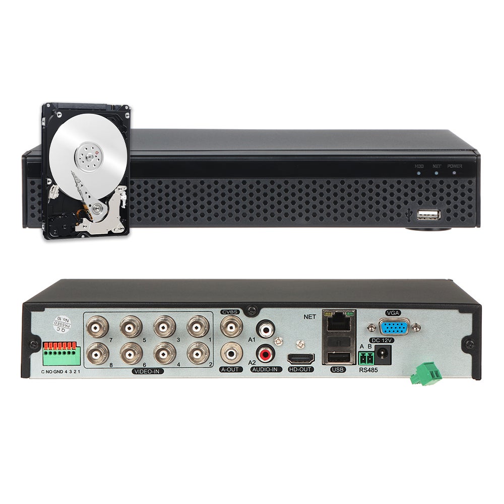 DVR 8 CANALI IBRIDO CLOUD IP 5 MPX HARD DISK 2 TB | Leroy Merlin
