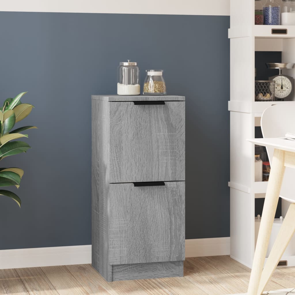 Buffet Sonoma gris 30x30x70 cm Bois d'ingénierie | Leroy Merlin