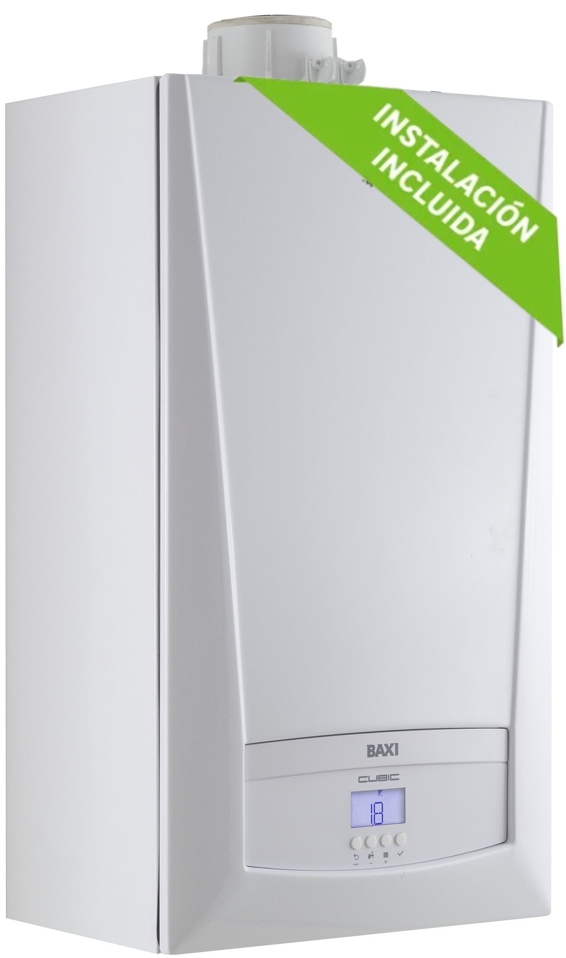 Caldera Baxi Cubic 24/24 F con instalación básica incluida | Leroy Merlin