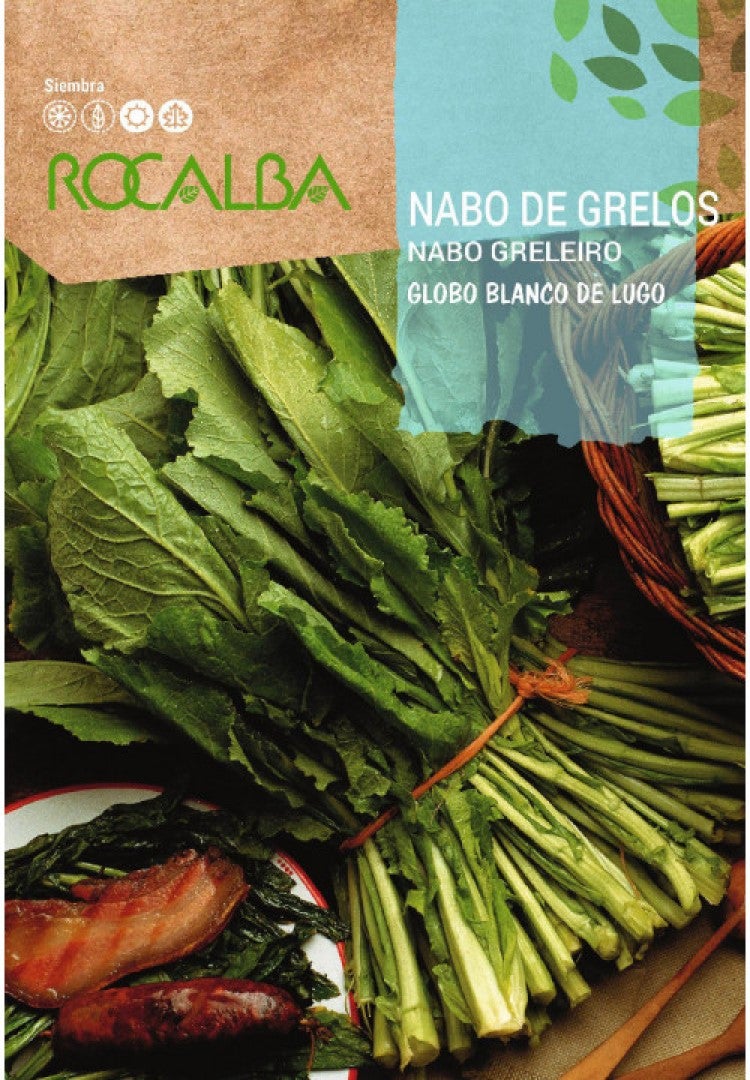 ROCALBA GRELO NABO GLOBO BLANCO DE LUGO 30g, Pack 5 sobres | Leroy Merlin