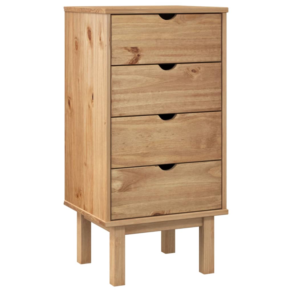 Commode OTTA en pin massif 45x39x90 cm | Leroy Merlin