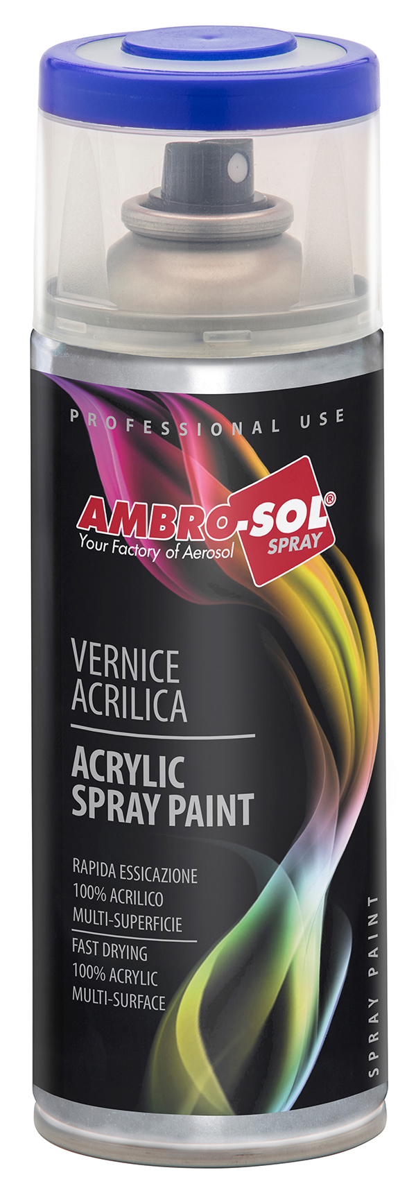 AMBRO-SOL PINTURA ACRILICA LACA TRANSPARENTE MATE (SPRAY 400 ML ...