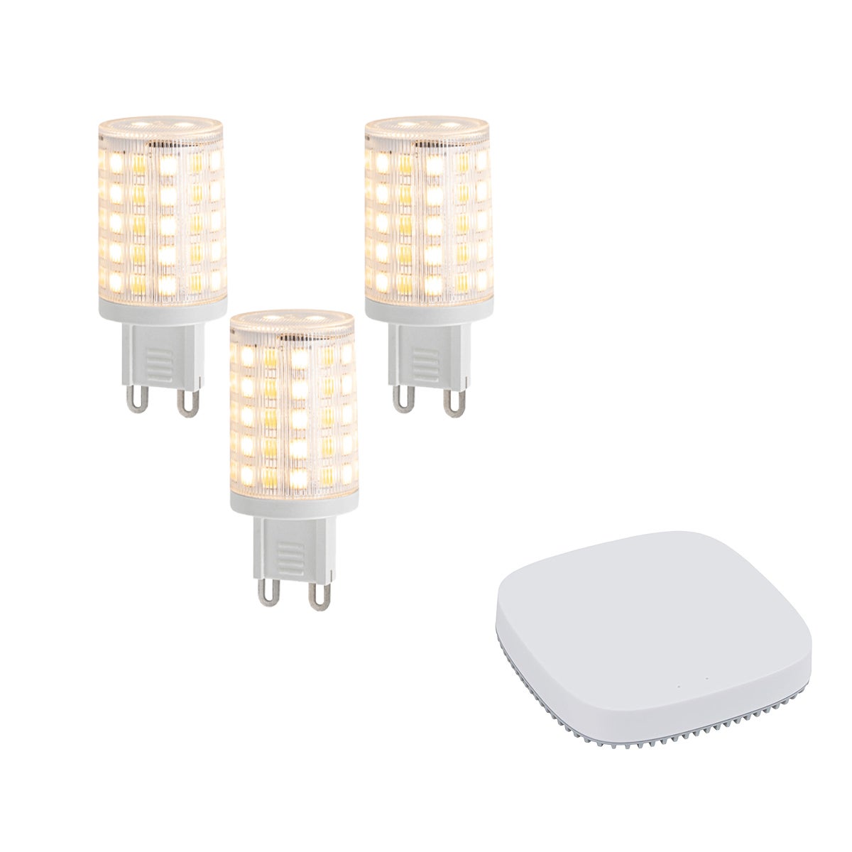 Zestaw 3 inteligentnych żarówek LED G9 z funkcją ściemniania 2,5 W 250 ...