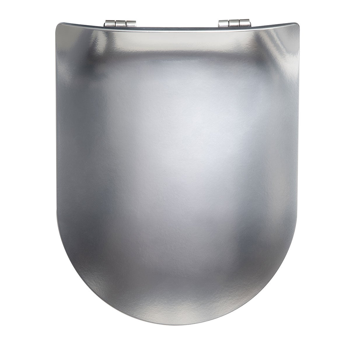 Abattant wood slim déclipsable - Effet métal précieux - Argent - 42-48 ...