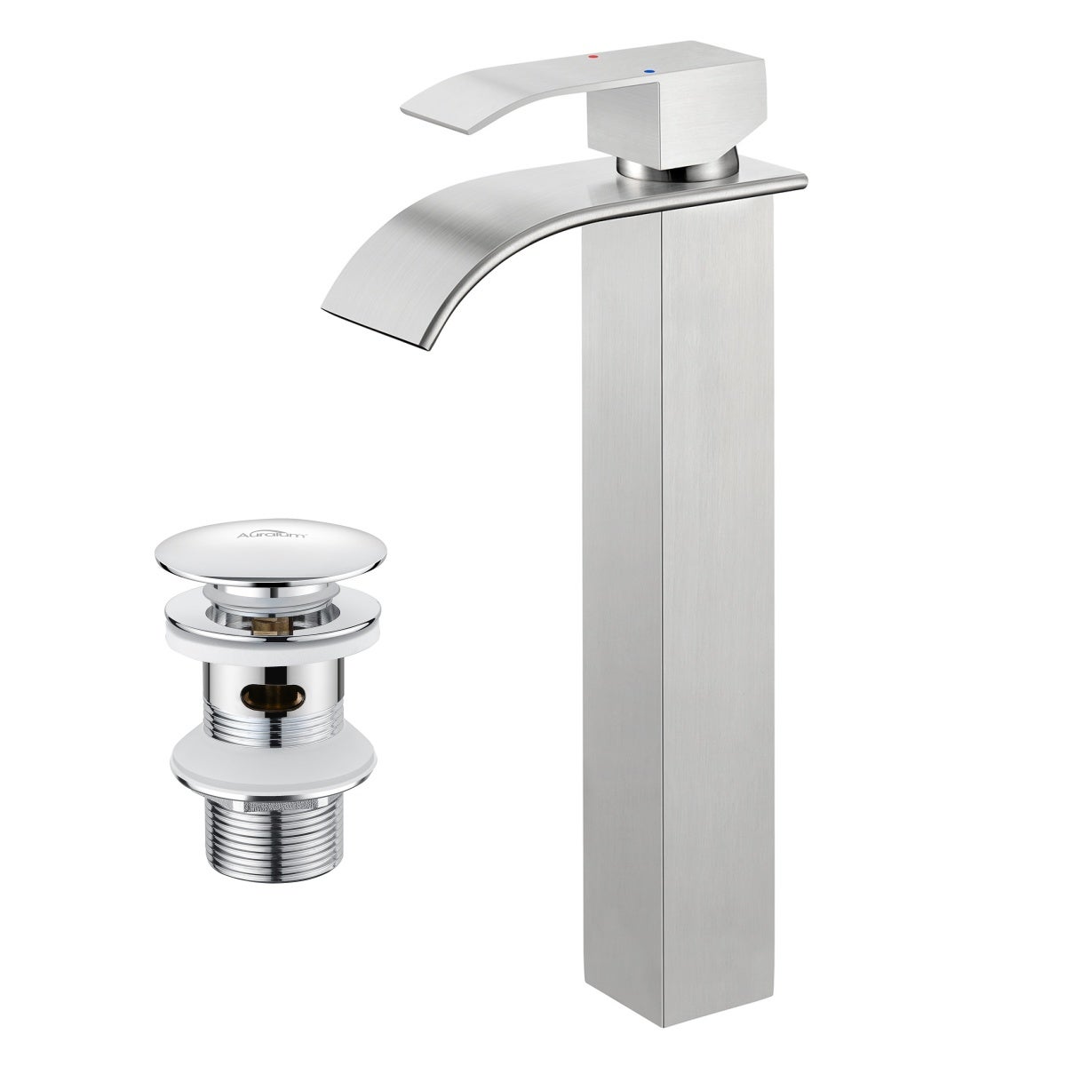 CECIPA MAX Mitigeur de lavabo bec haut Robinet de lavabo en Cascade ...