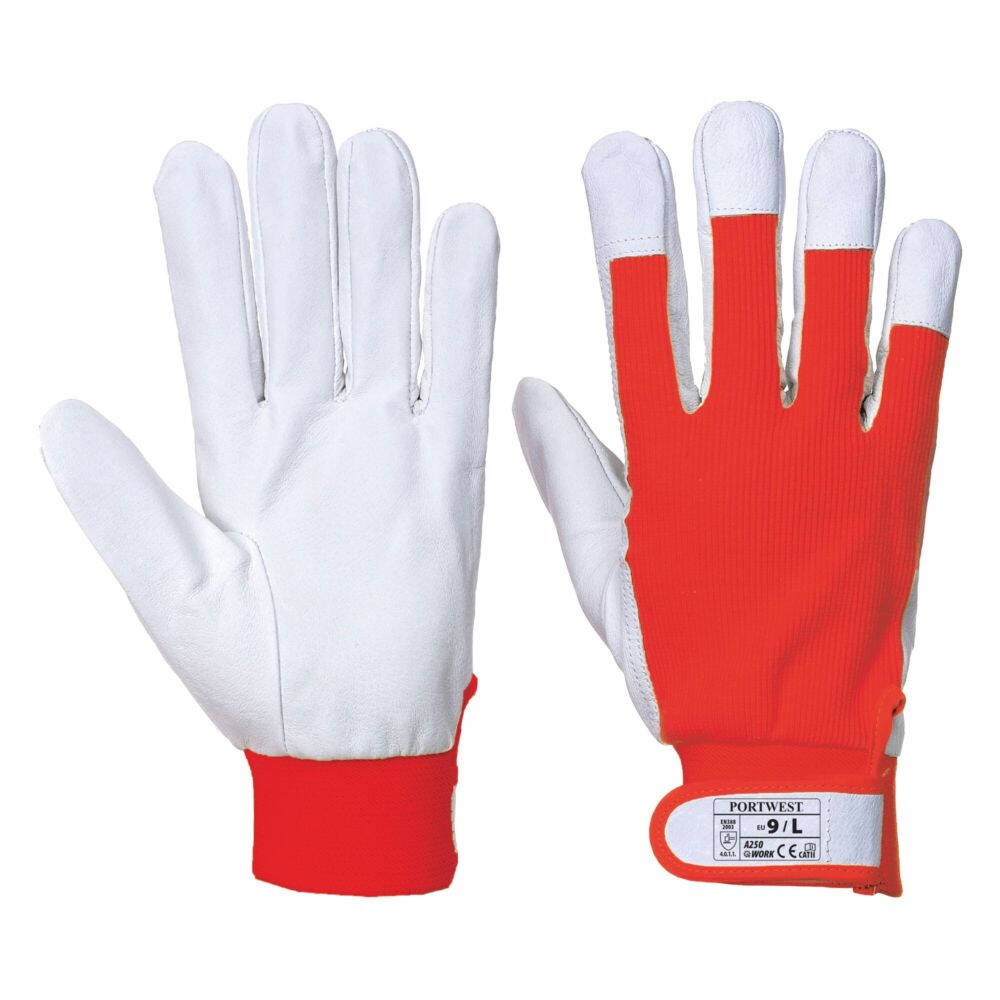 Guante de piel flor Tergsus con refuerzo PORTWEST A250 | Leroy Merlin