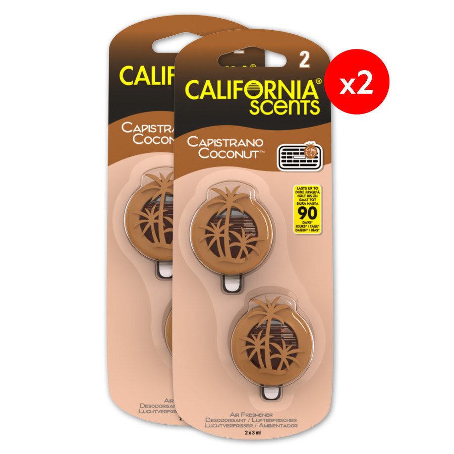 California Scent - Mini Diffuseur- Senteur Coconut X2 | Leroy Merlin