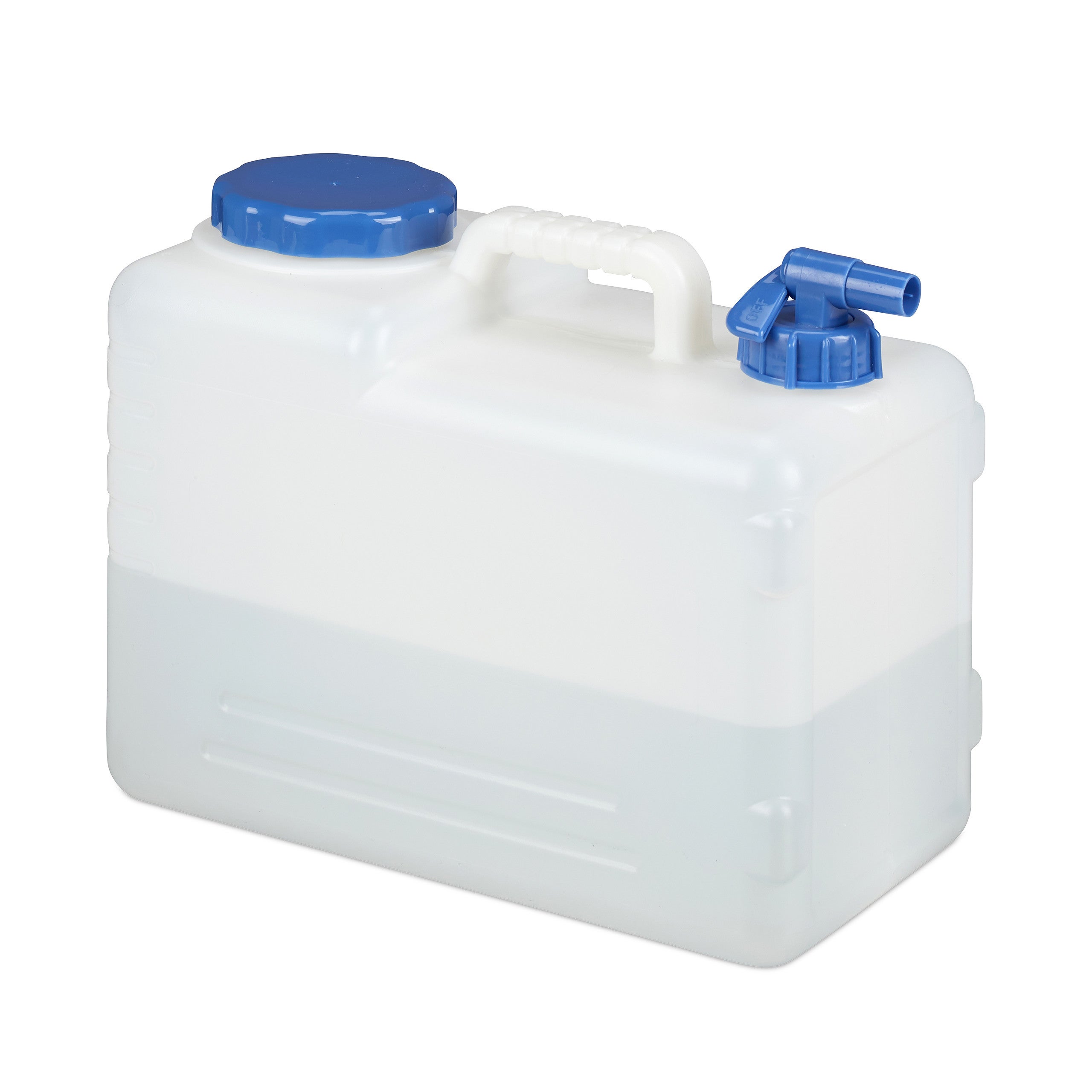 Relaxdays Jerrycan jerricane bidon d’eau réservoir 15 L robinet bouchon ...