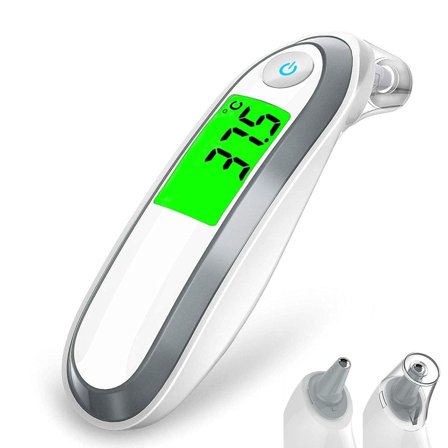 Thermomètre auriculaire et frontal Body Check - 12 cm | Leroy Merlin