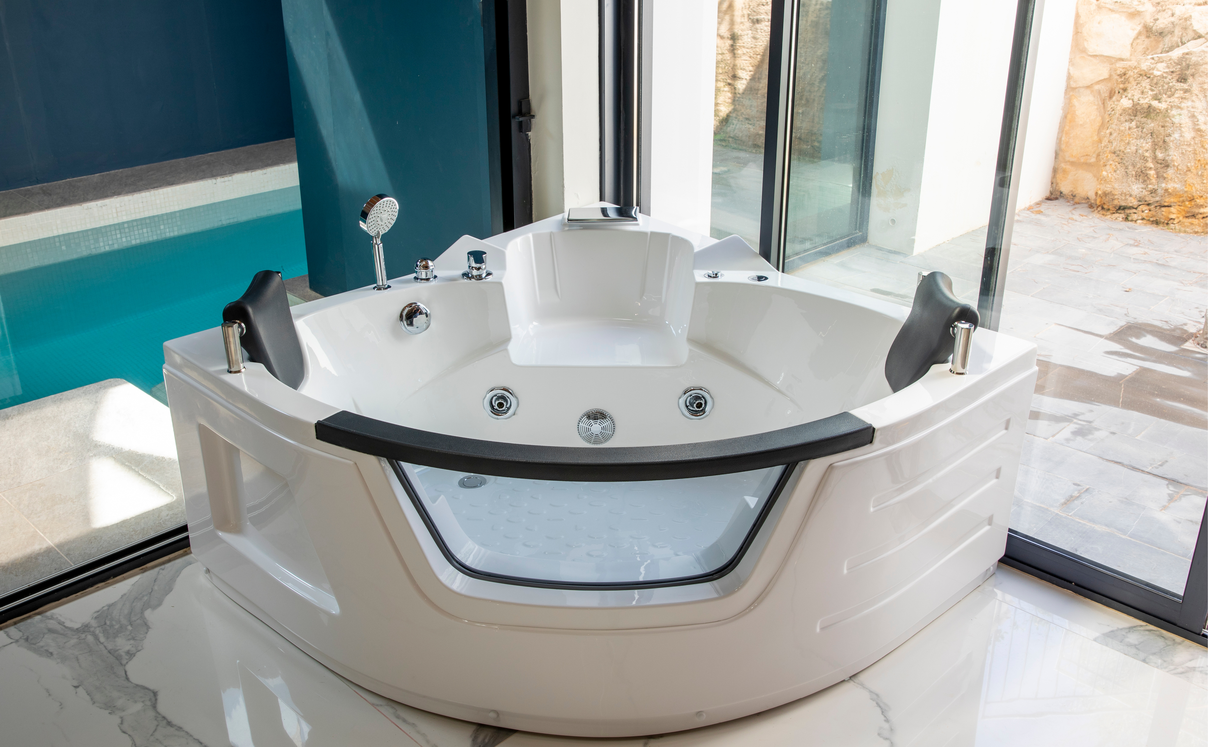 Bañera Hidromasaje Jacuzzi NEW CRISTY de Esquina Angular 2 Plazas 2 ...