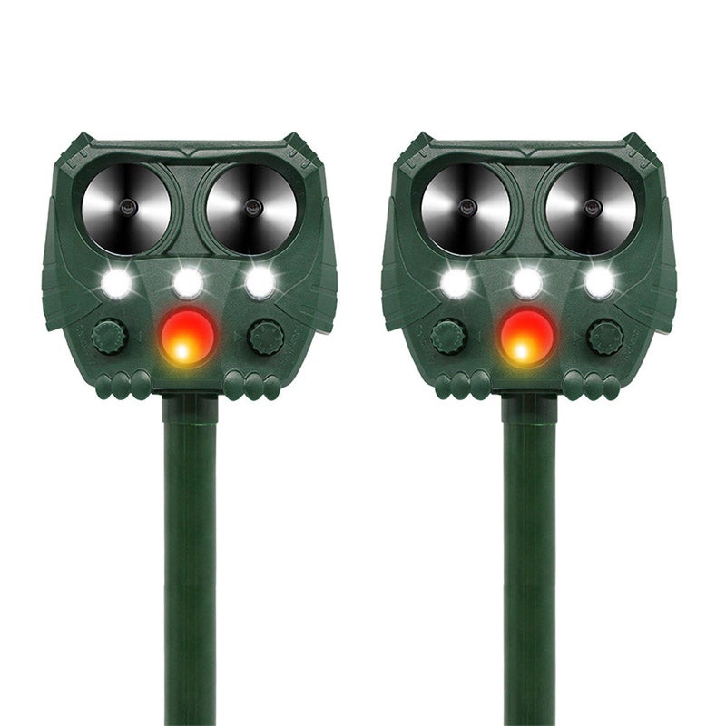 Dispositif Anti-Animal Solaire 2pc - Multifonction (Chiens/Chats ...