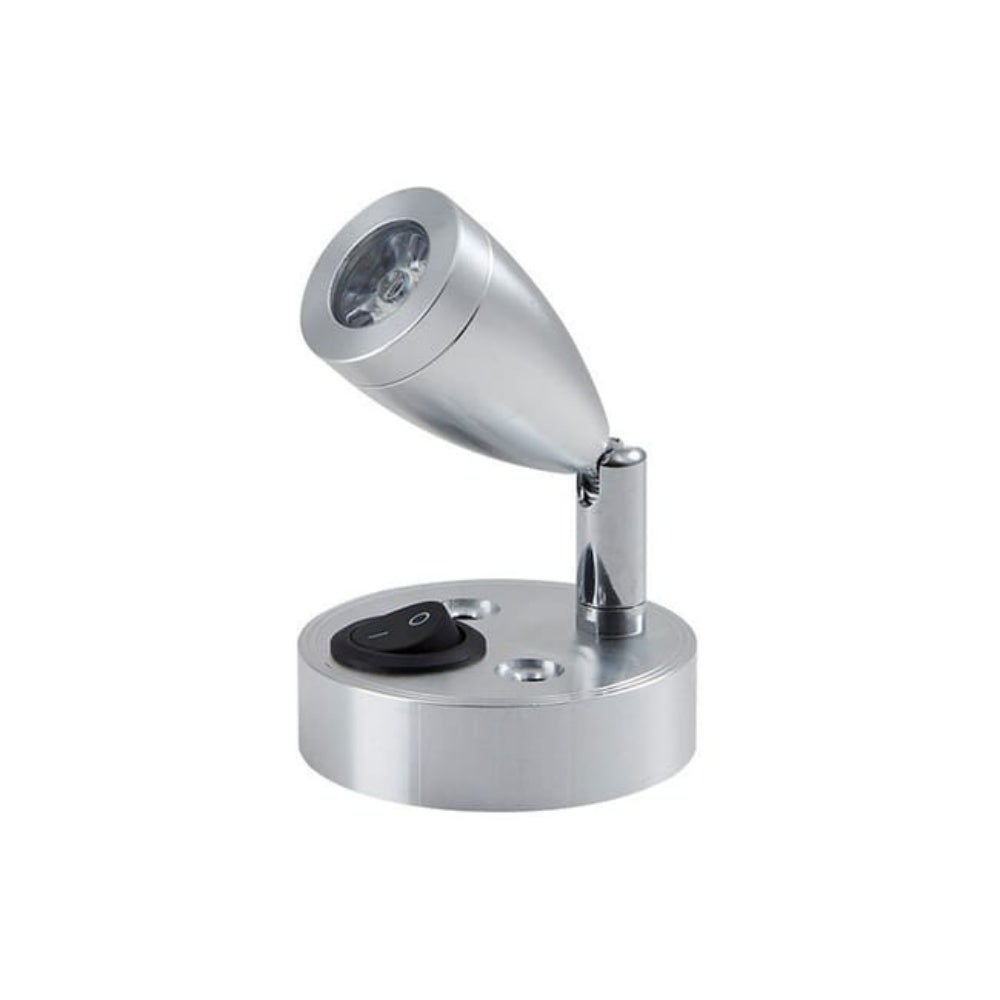 Spot Liseuse 12V LED Interrupteur Réglable Pour RV et Bateau | Leroy Merlin