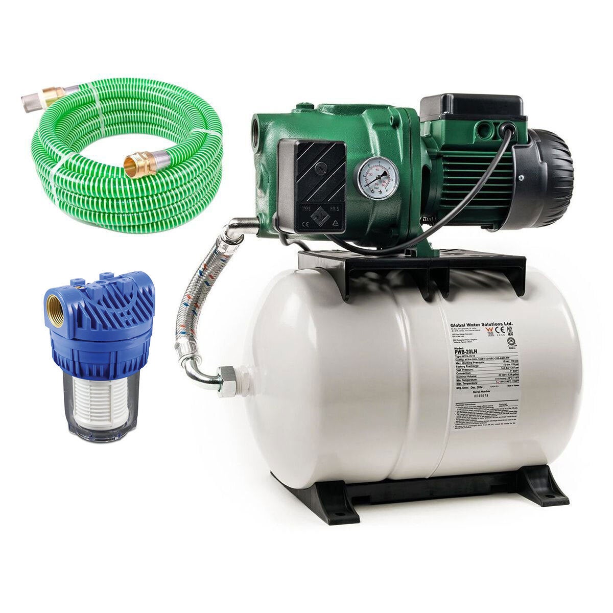 DAB Aquajet 82/20 M avec Tuyau d'aspiration 7 mètres et Filtre | Leroy ...