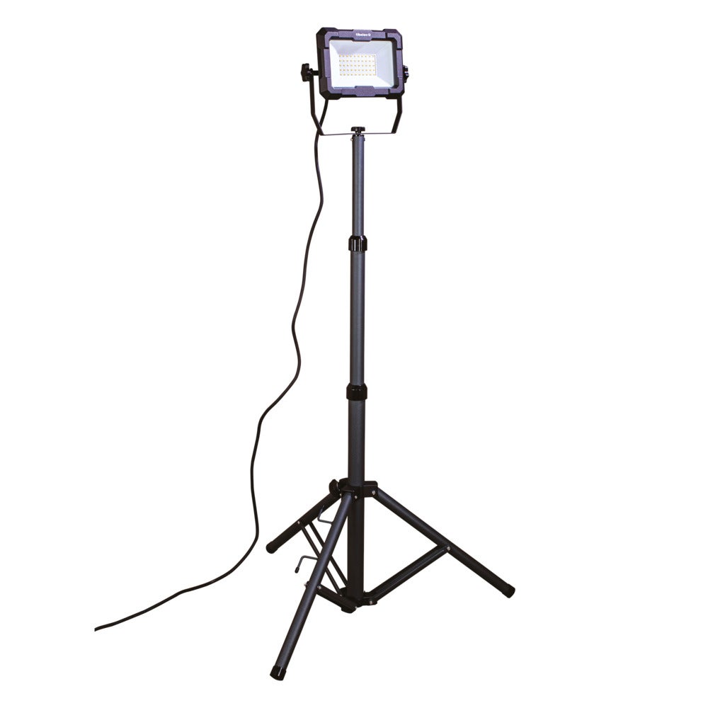 Projecteur LED de chantier filaire et télescopique 50W / 4600LM - IP65 ...