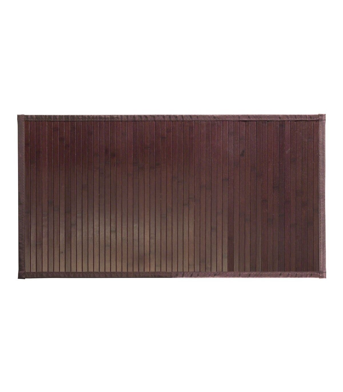 Tapis de bain en bambou brun mocha 86 x 53 cm | Leroy Merlin