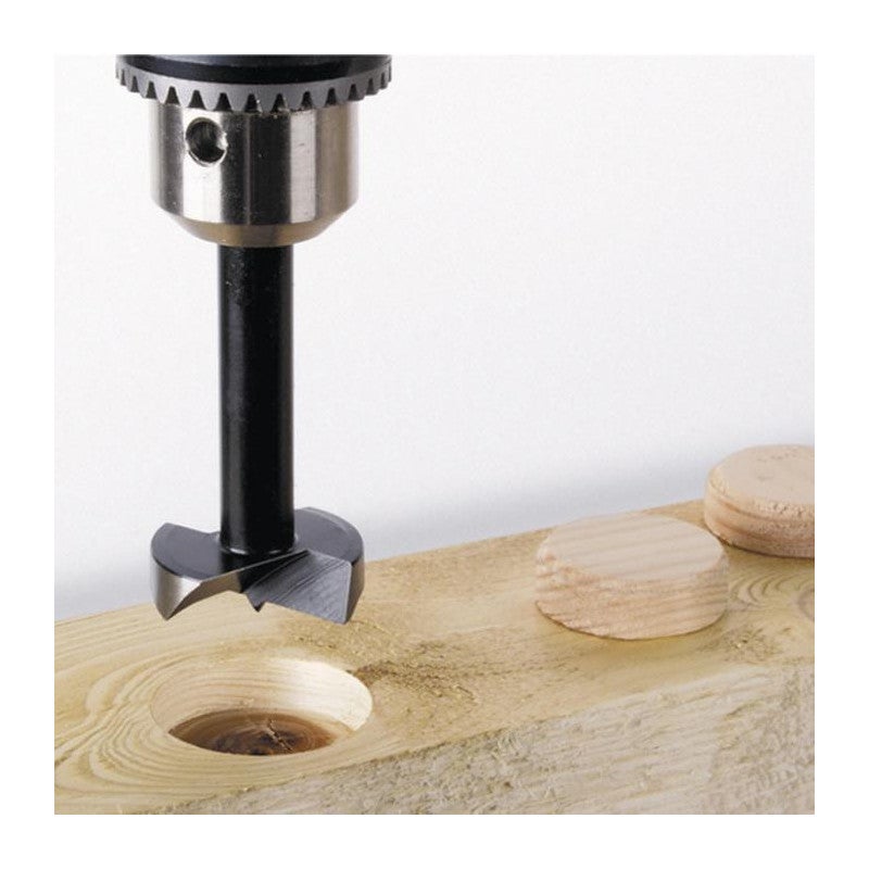 WOLFCRAFT 3364000 - Fresa de embutir cilindrica longitud total 90 mm ...