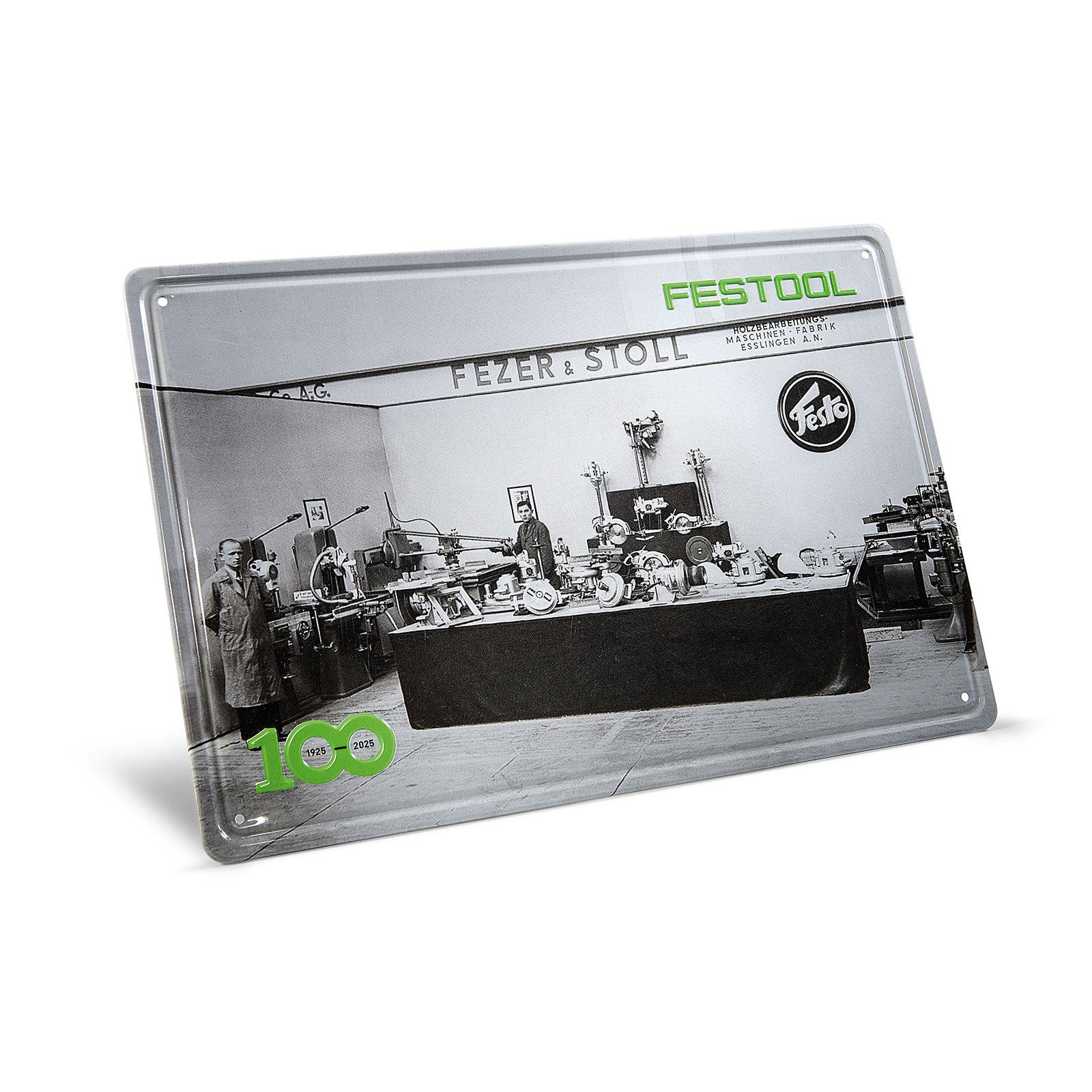 Festool 100 ans plaque de tôle rétro stand d'exposition MES-... | Bricoman