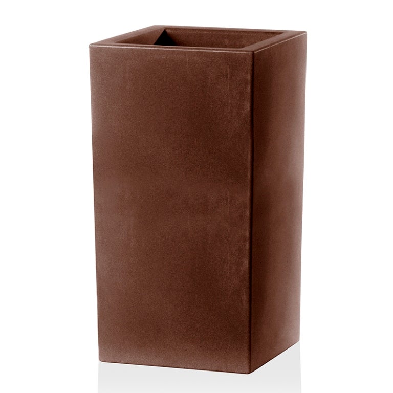Vaso di design "Cubo Schio Alto" Essential da giardino e balcone per ...