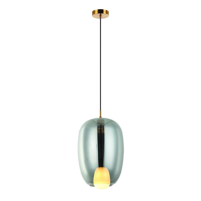 Suspension Luminaire D300 Pour Ampoule LED G9 43cm Or Mat ZAMBELIS ...