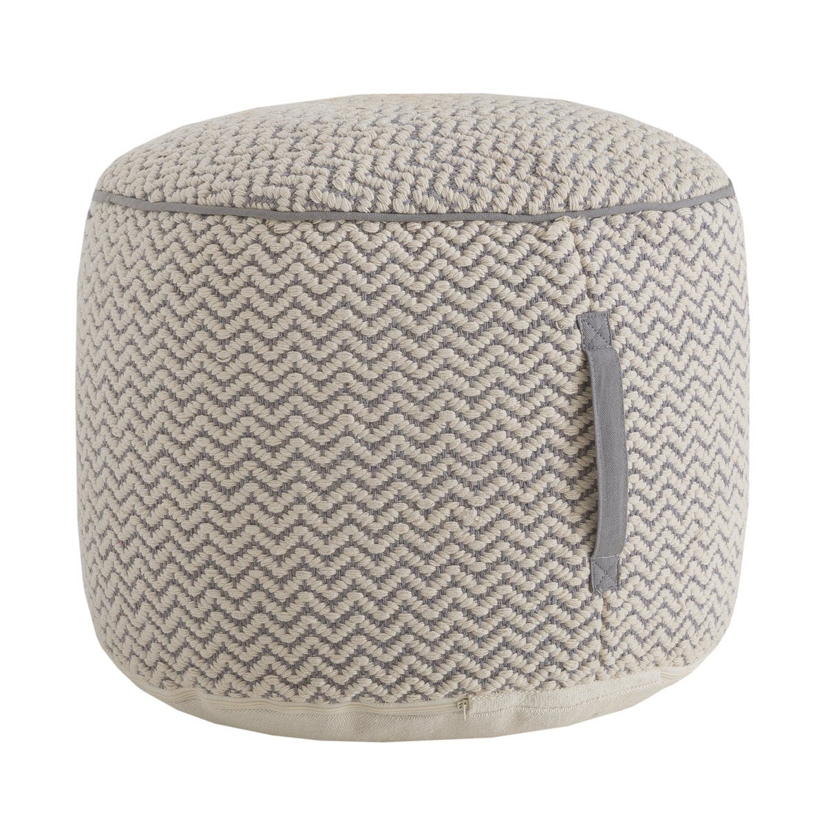 Puff gris Mon 40 cm x 40 cm | Leroy Merlin