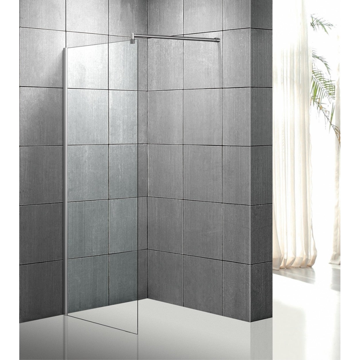 Paroi de douche WALK IN CHROME 100cm | Leroy Merlin