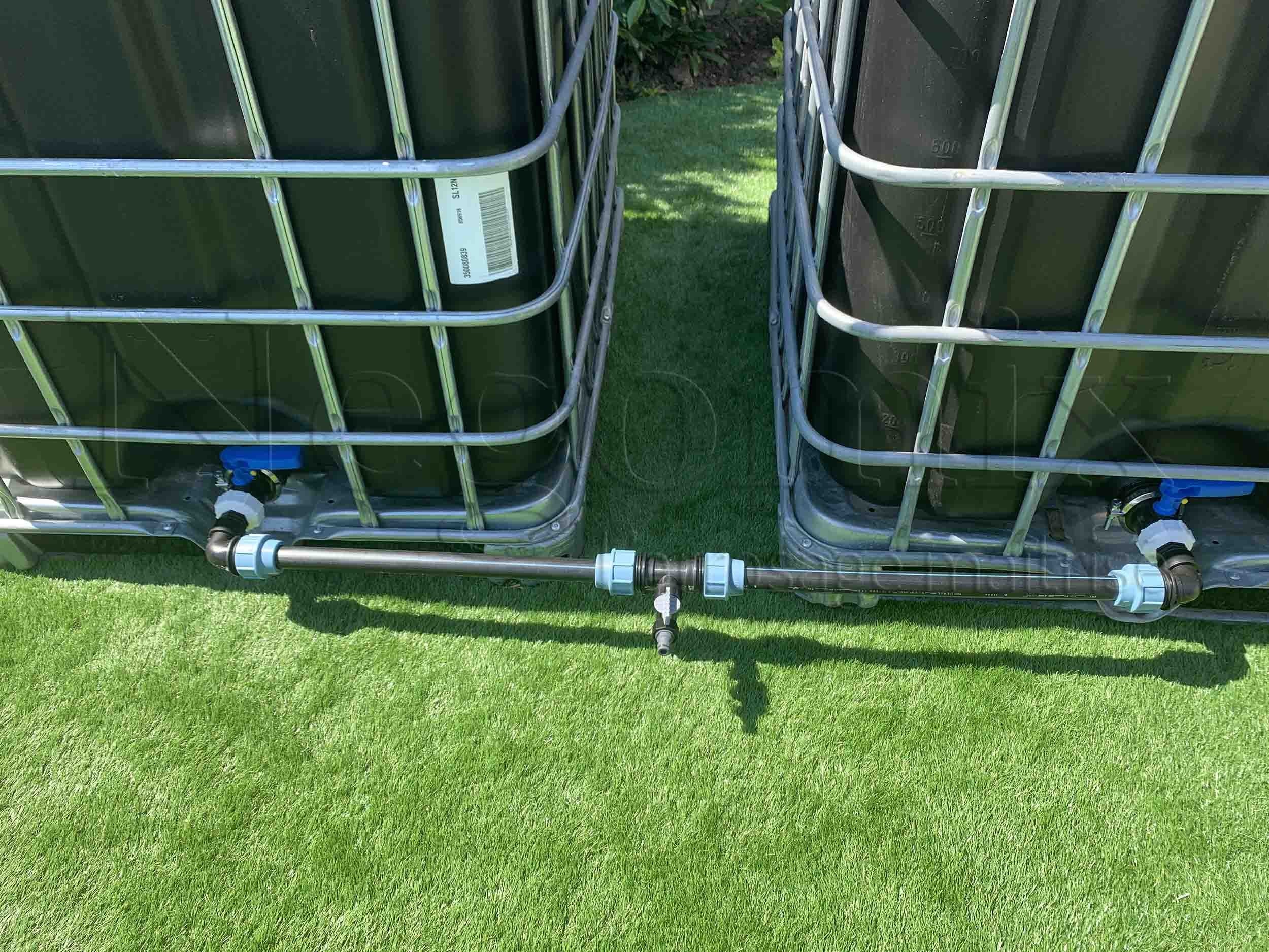 Kit horizontal de raccordement pour 2 cuves | Leroy Merlin