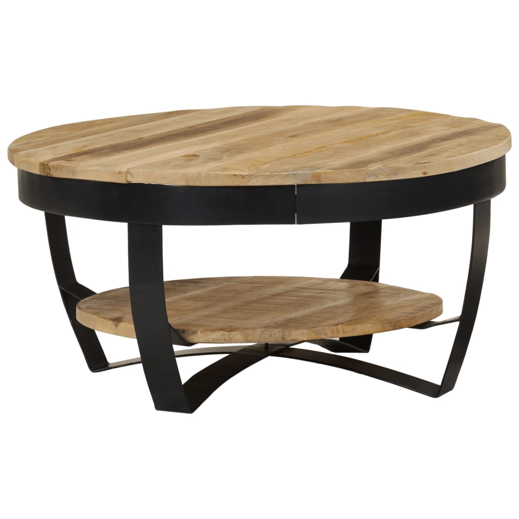 Maison Exclusive - Table basse Bois massif de manguier brut 65x32 cm ...