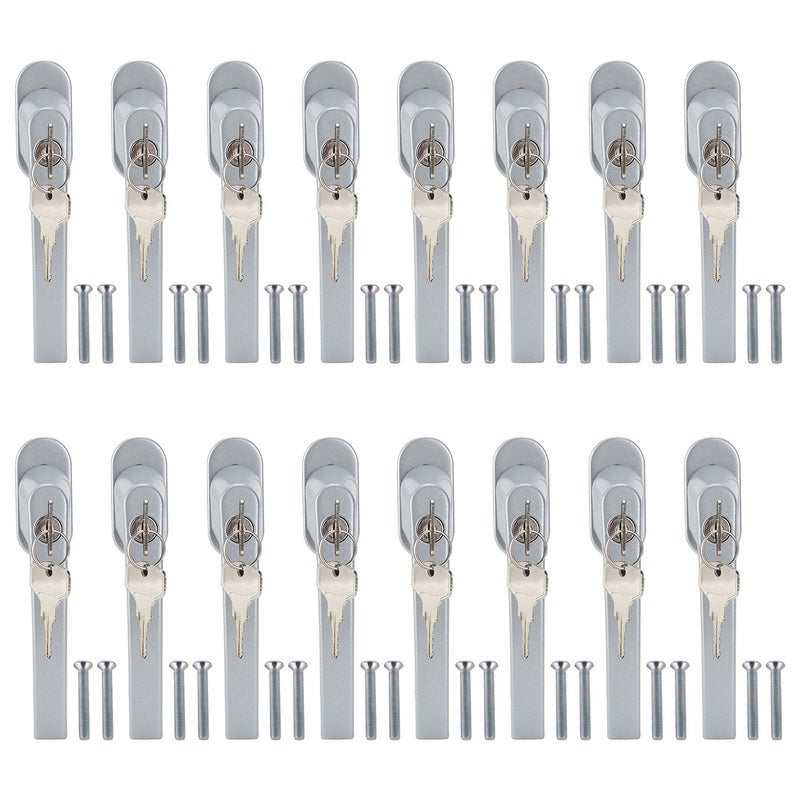 Manilla de ventana de diseño con cerradura Alu Metal Manillas de ...