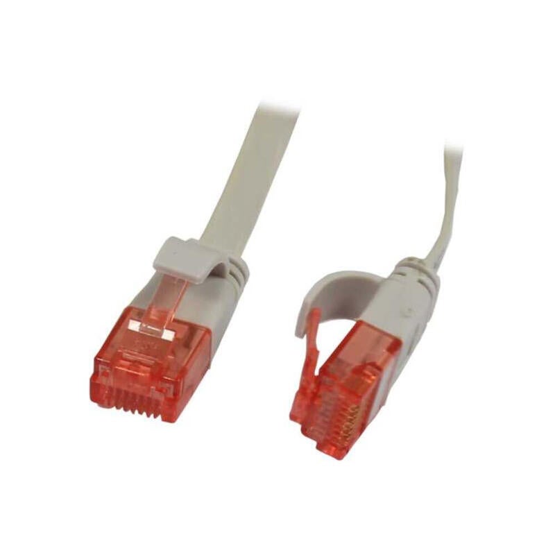 C ble Rj45, cat6 250mhz, 0,15m gris, utp (u/utp), pvc, plat, synergie 21, | Leroy Merlin