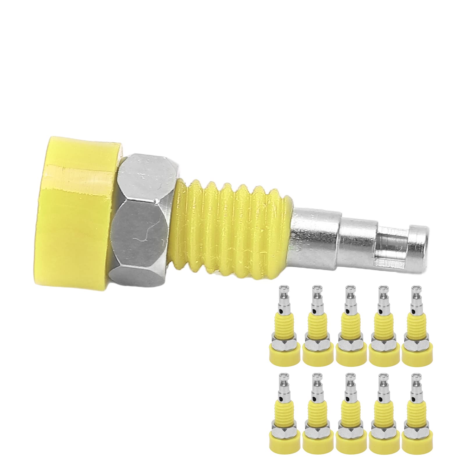 10 pezzi 2mm Banana Femmina Jack Presa Connettore Adattatore Pannello ...