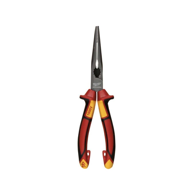 Pince à bec long isolée VDE 205 mm MILWAUKEE 4932464564 | Leroy Merlin