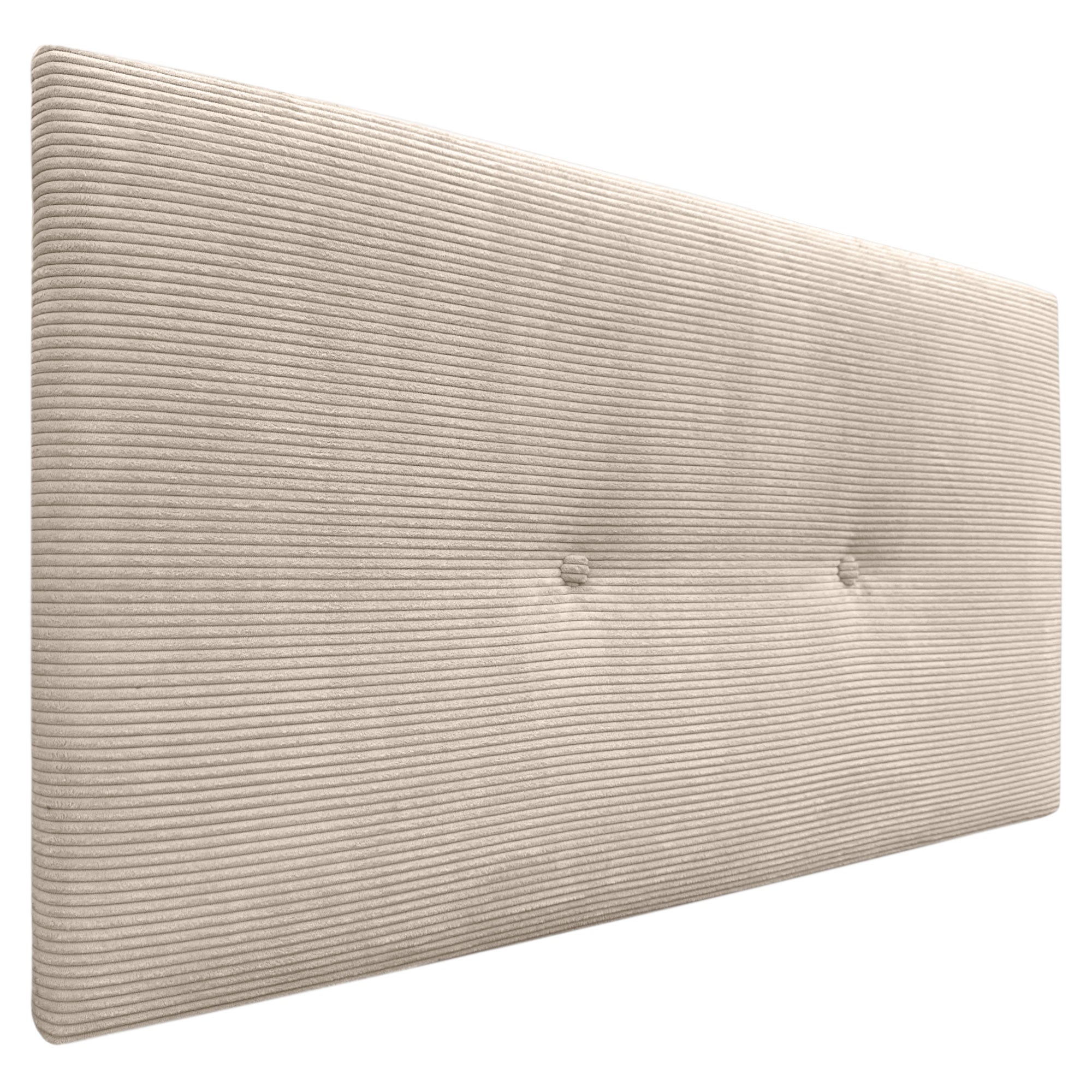 DHOME Tête de Lit Velours Côtelé Uni avec Boutons 95x60 Lits 80/90 ...