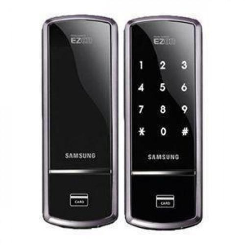 Verrou à badge rfid mifare et code samsung ezon shs-1321 | Bricoman