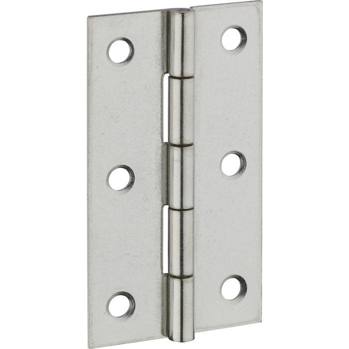 Charnière rectangulaire à nœud roulé simple feuille - Thirard - Inox ...