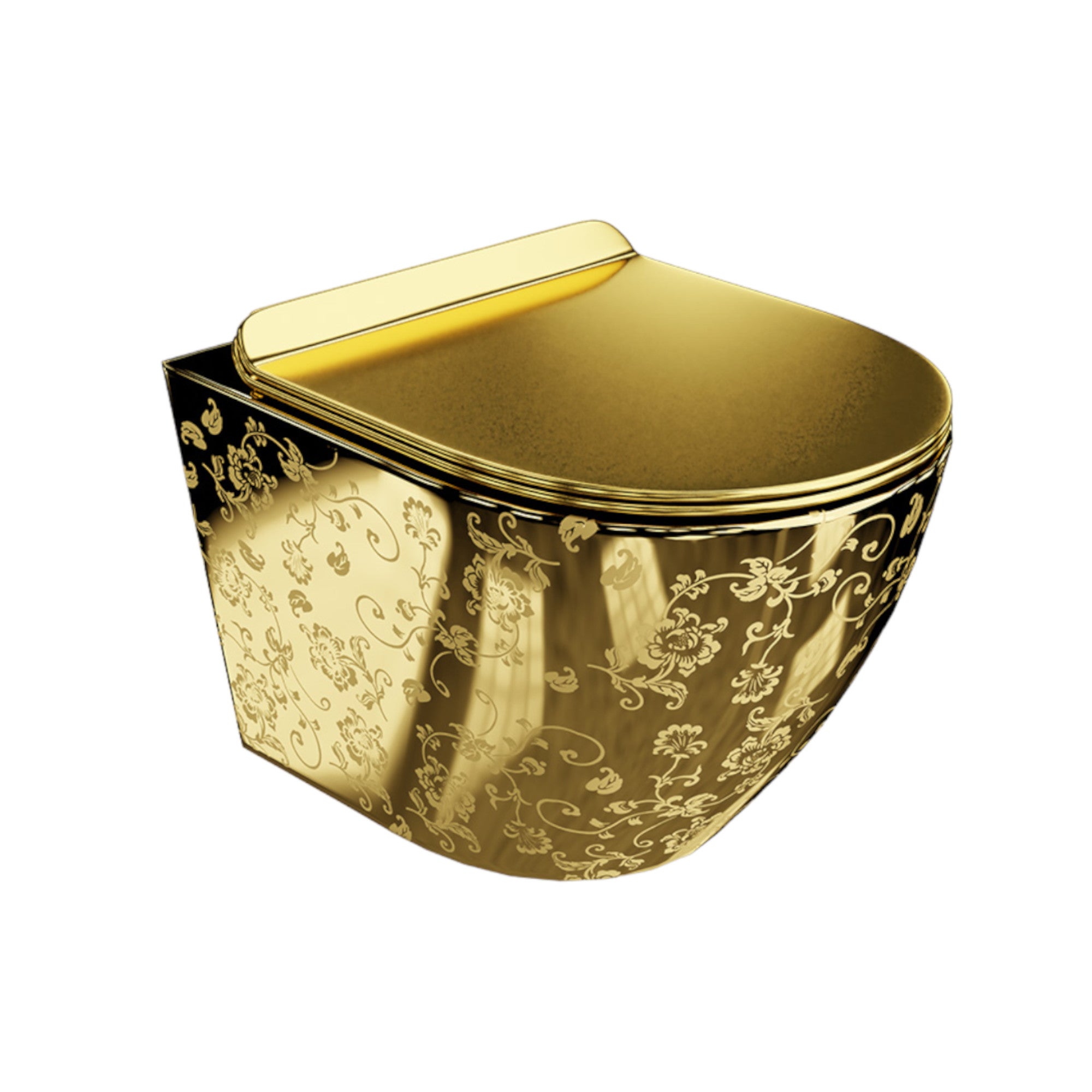 LAVITA Sofi Slim Golden Eye WC suspendu | L'abattant de WC à chute ...