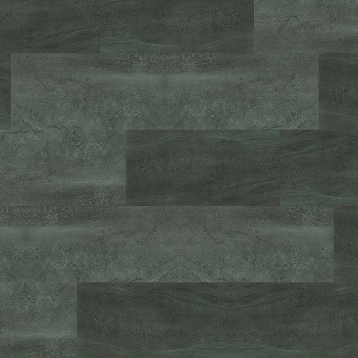 Lame vinyle effet parquet à coller Sol PVC vert jade style bois medium ...