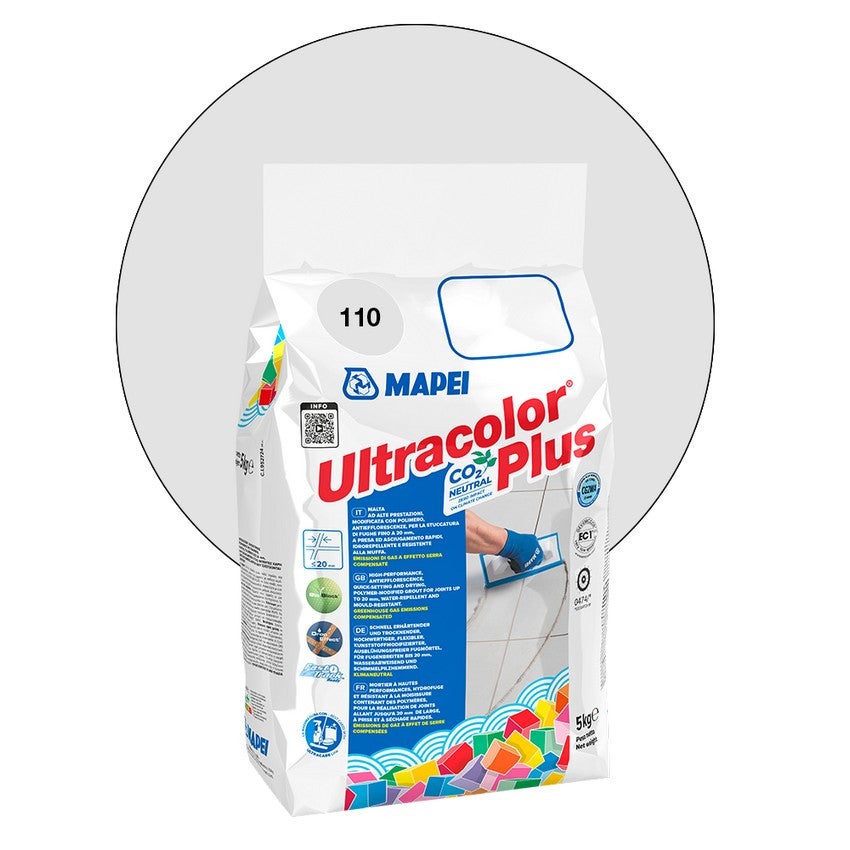 Joint de carrelage ULTRACOLOR PLUS MAPEI - 110 Manhattan 2000 - 5 Kg ...