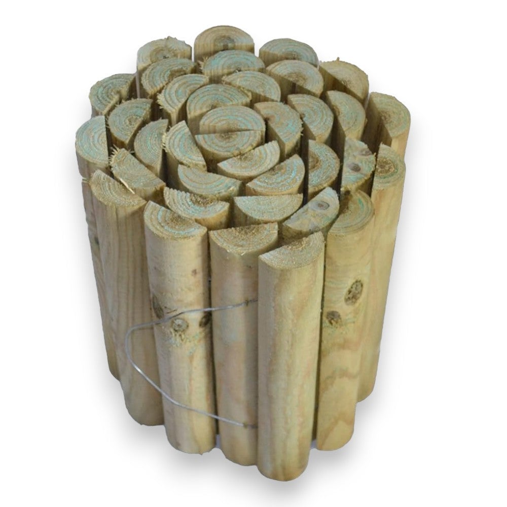 Valla de pino impregnado Bordaroll para jardineras 30x200 | Leroy Merlin