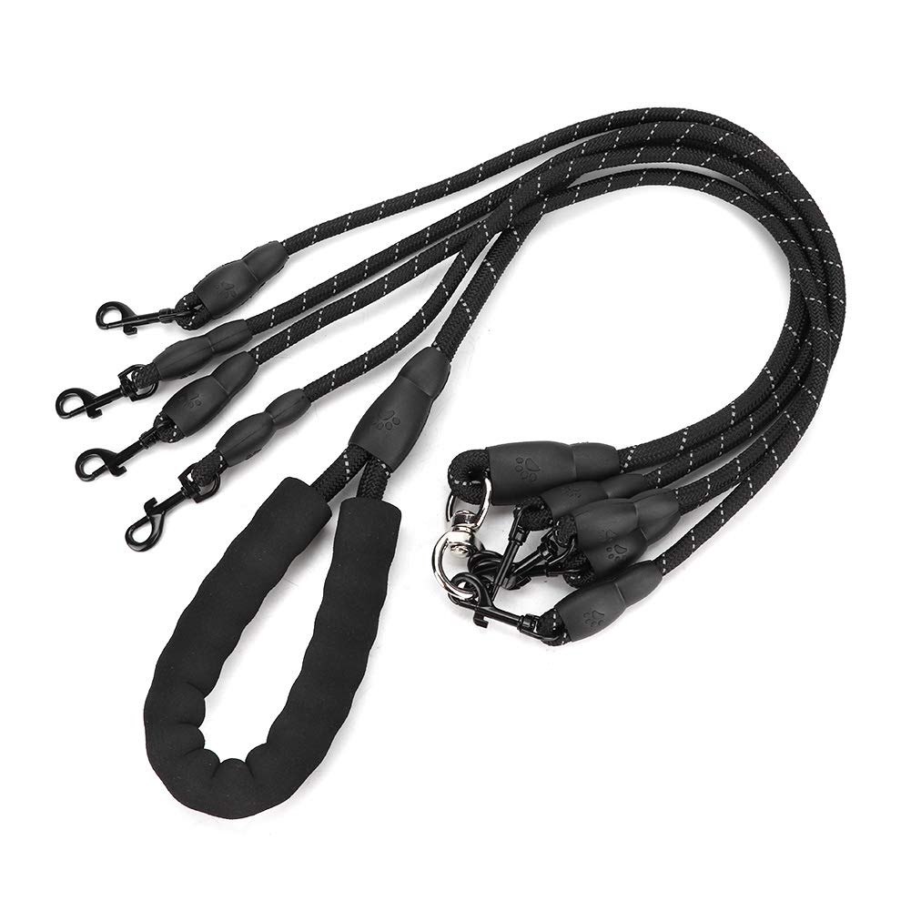 Laisse pour chien 4 en 1, accessoire de corde de traction pour chien 1 ...