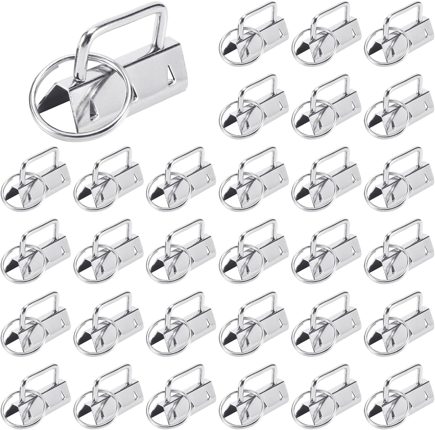 Lot de 30 clips en métal argenté pour sangle de sangle, pièces ...