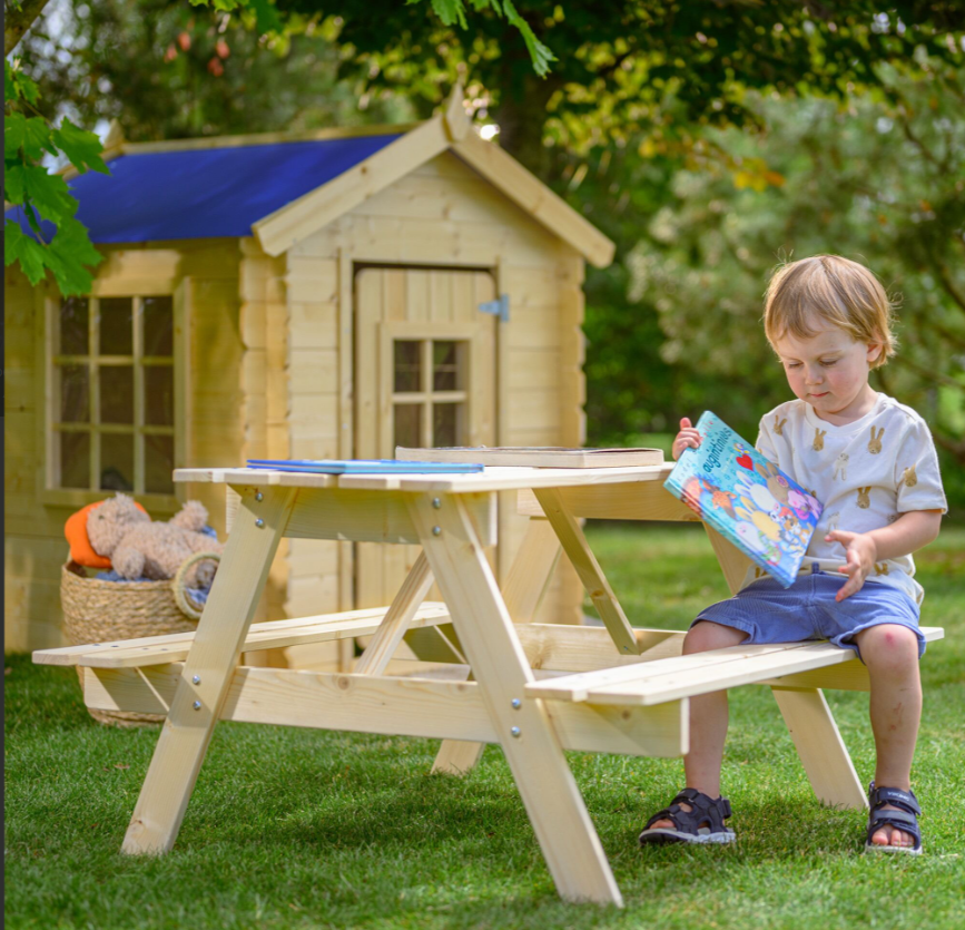 Table Enfant en Bois – Table et Chaise Enfant - Table Pique Nique ...