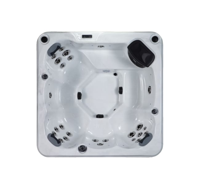 Spa De Massage Ruby 7 Places Dimensions 200x200x80cm 25 Jets La Maison Du Spa Leroy Merlin